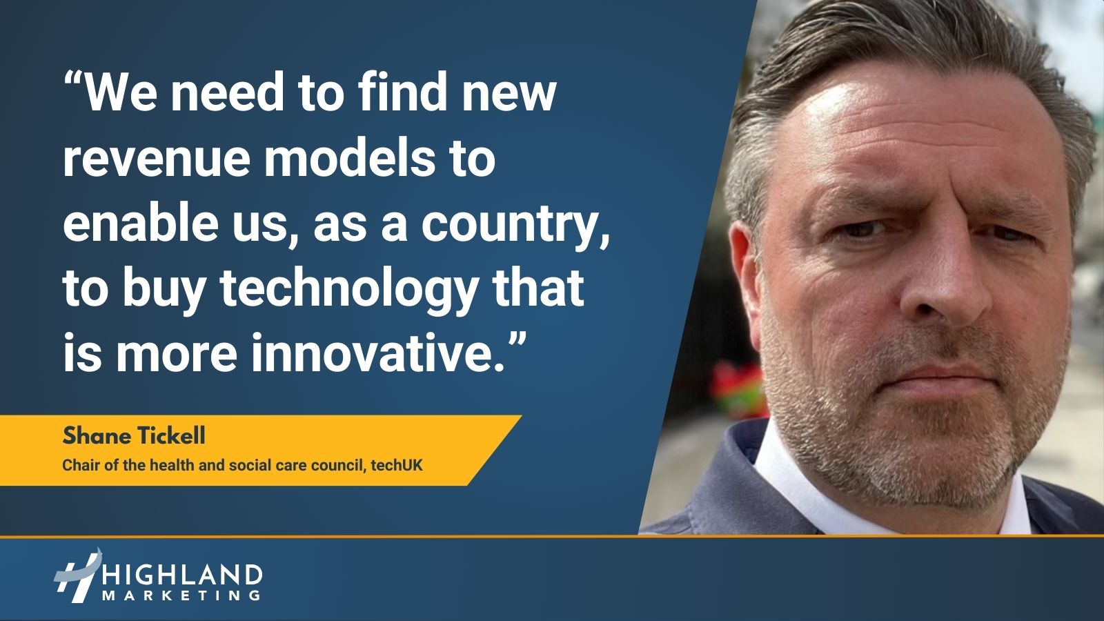 Standing up for health tech and SMEs: Shane Tickell’s vision